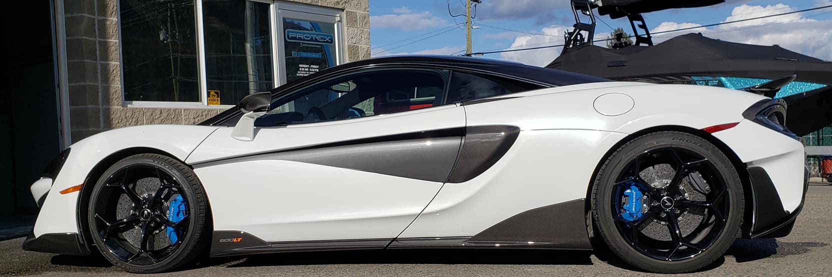 McLaren 600LT full paint protection wrap at Protex Kelowna